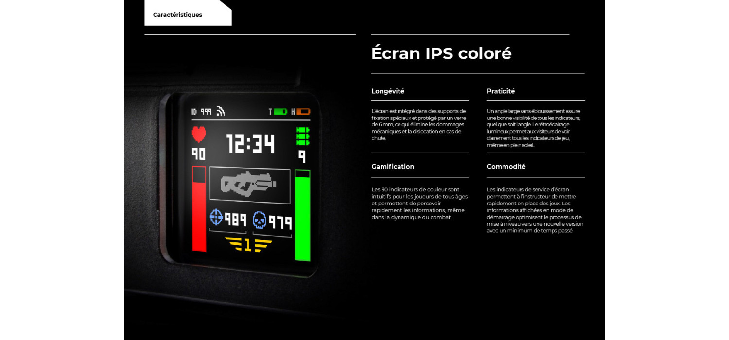 FUSIL LASER FALCON LUX PREMIUM OUTDOOR LASERTAG